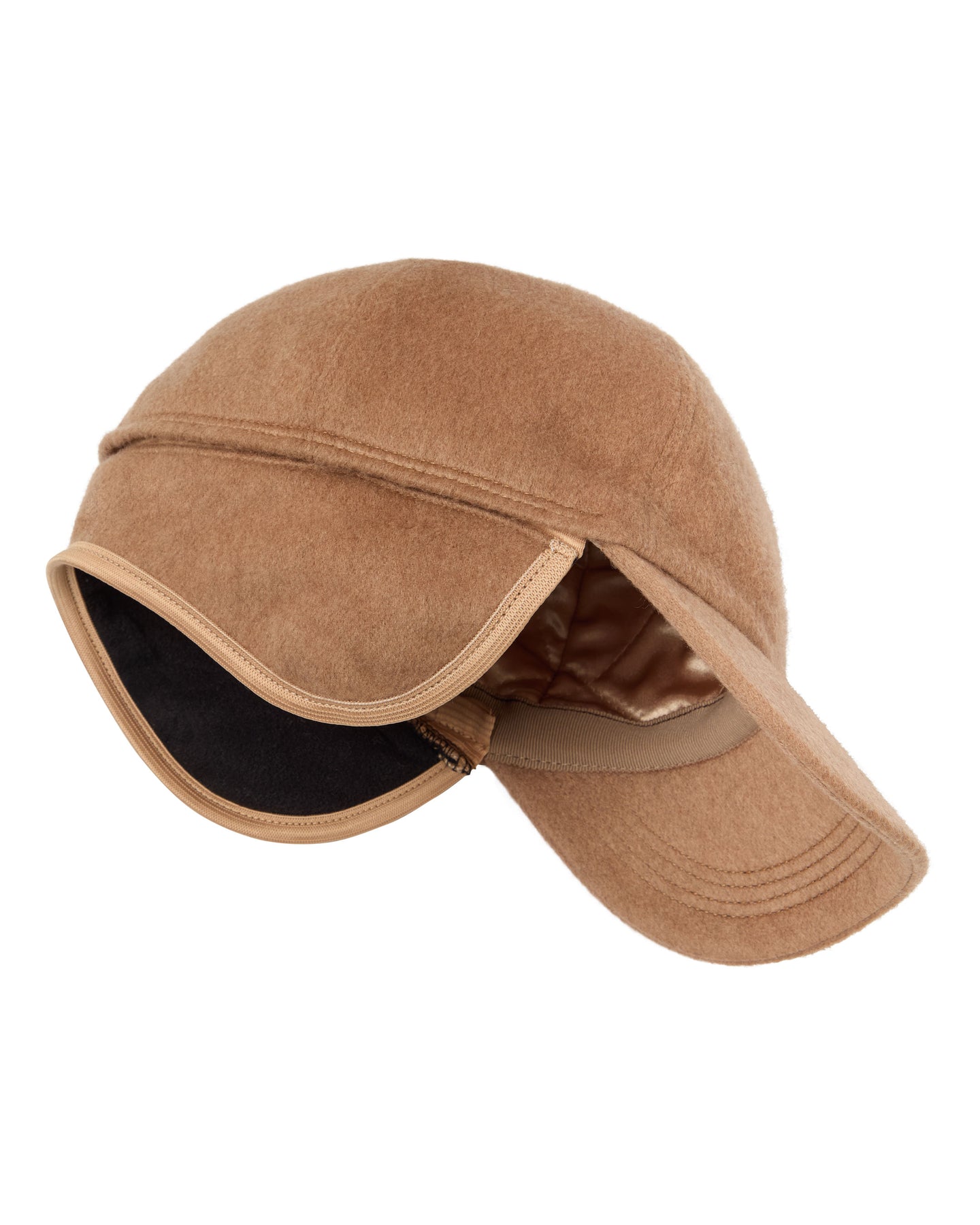 Unisex Cashmere Cap Camel Brown | N.Peal